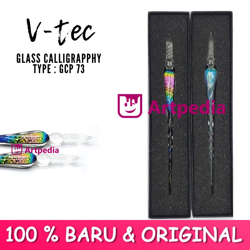 Jual V-Tec Glass Calligraphy Type GCP 73 - Glass pen calligraphy Dip Pen | Shopee Indonesia