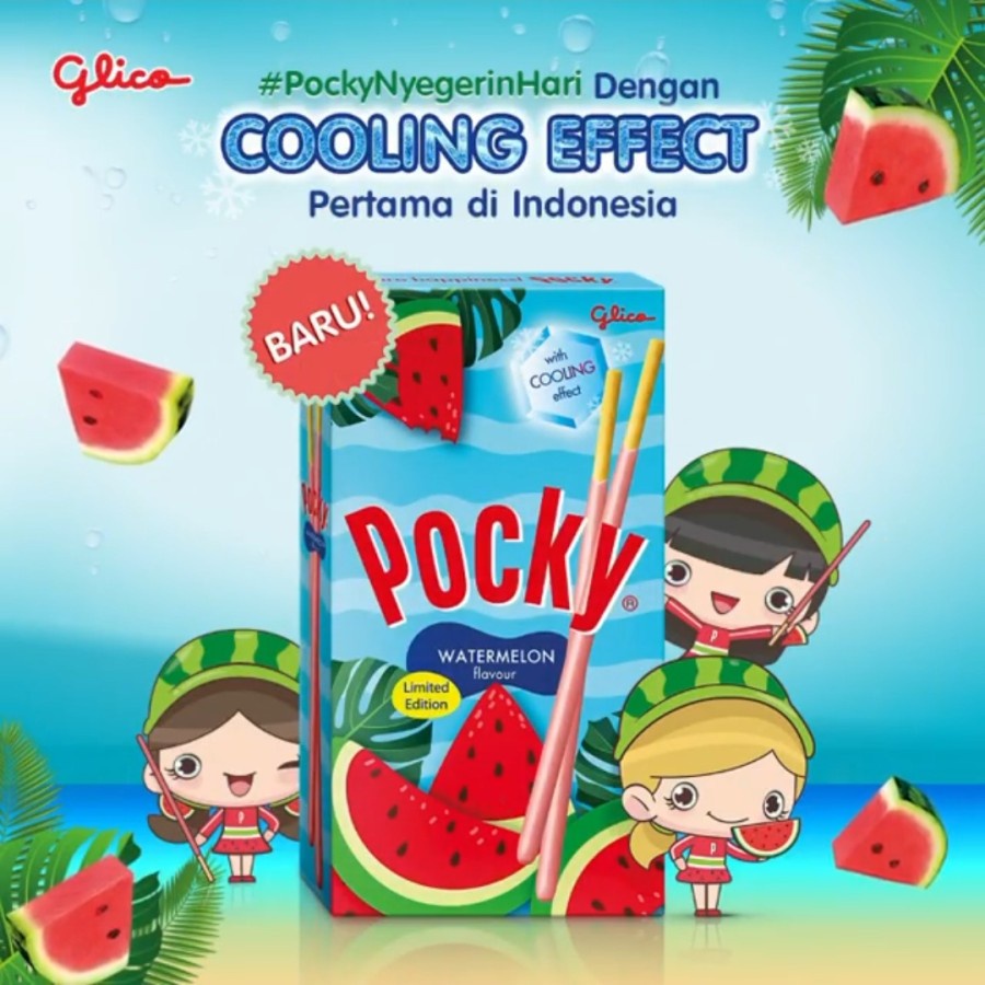 Jual Pocky Watermelon Limited Edition | Shopee Indonesia