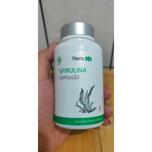 Jual Spirulina Tiens Original (1 Botol isi 100 Kapsul) | Shopee Indonesia