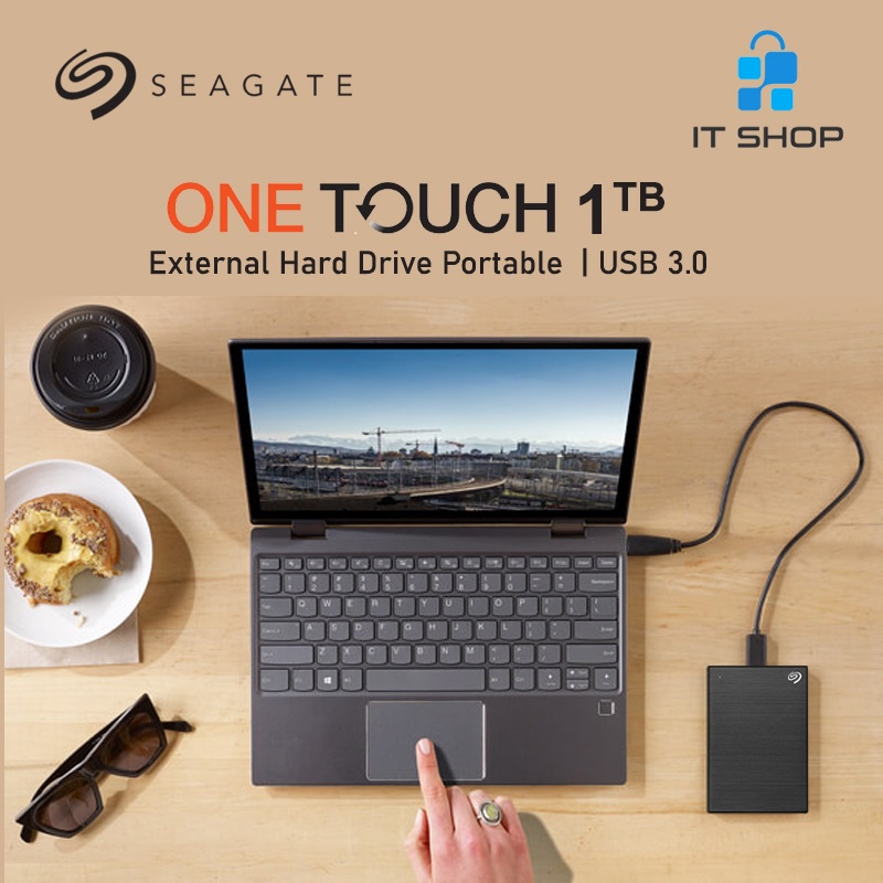 Jual Seagate External Hard Disk ONE TOUCH 1TB - Black MFI | Shopee ...