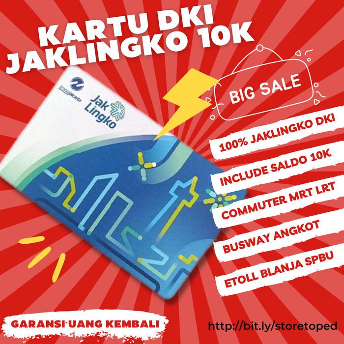 Jual E-Toll Stick Jaklingko Dki Jakcard Kartu Saldo 10 Jak Lingko ...