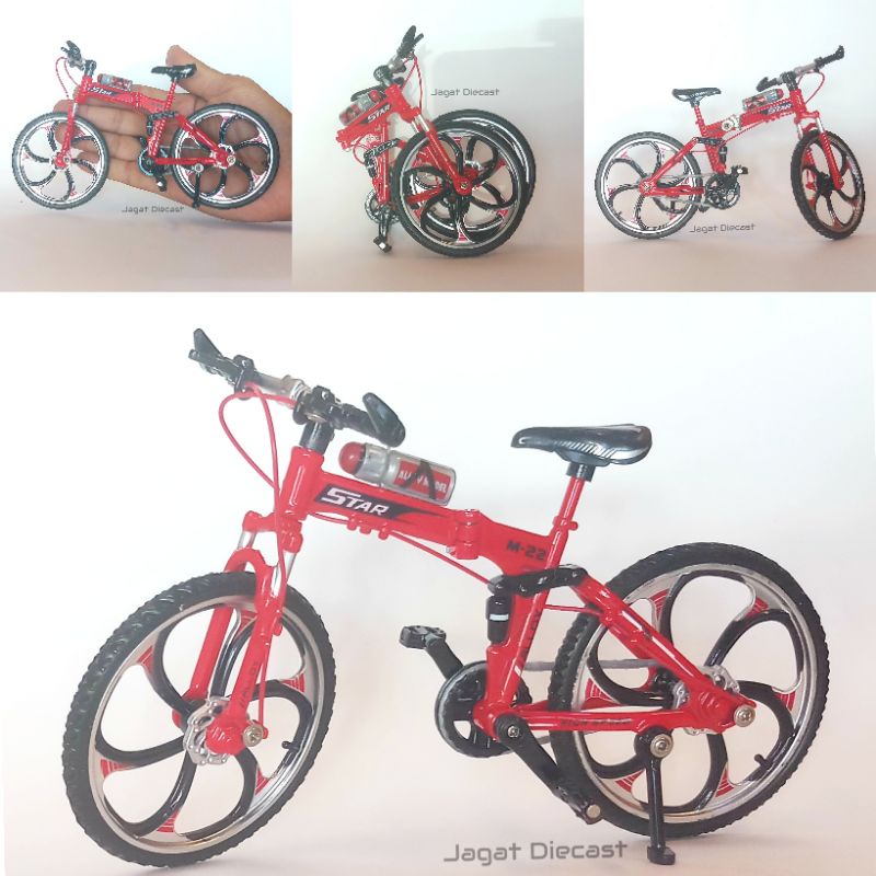 Jual Mainan Sepeda Lipat Skala 10 Miniatur Sepeda Lipat Pajangan 1 ...