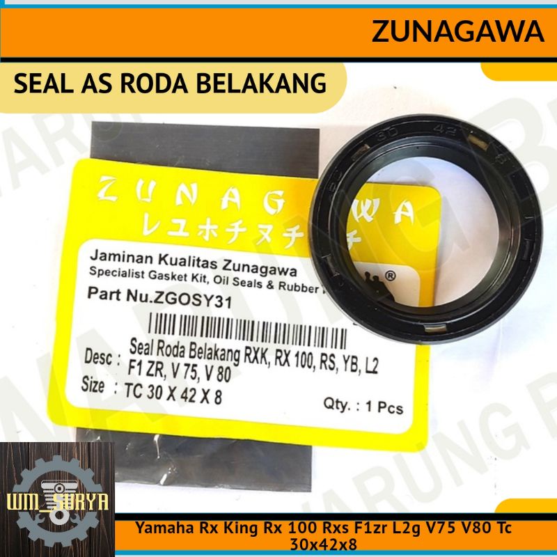 Jual Seal as Roda Belakang Seal tutup nap gear Yamaha Rx King Rx 100 ...