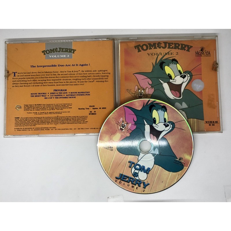 Jual VCD Film Kartun Anak Tom and Jerry Cartoon Movie Kids | Shopee ...