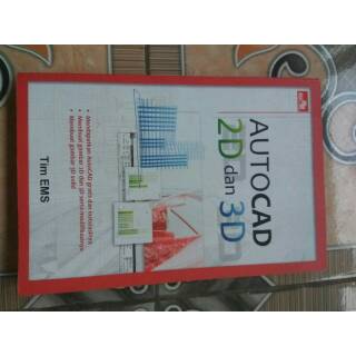 Jual buku autocad 2d dan 3d instalasi gambar dll tim ems 182 hal ...