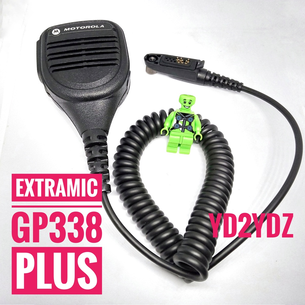 Jual extramic motorola gp328 gp338 plus mic speaker extra hand ptt ...