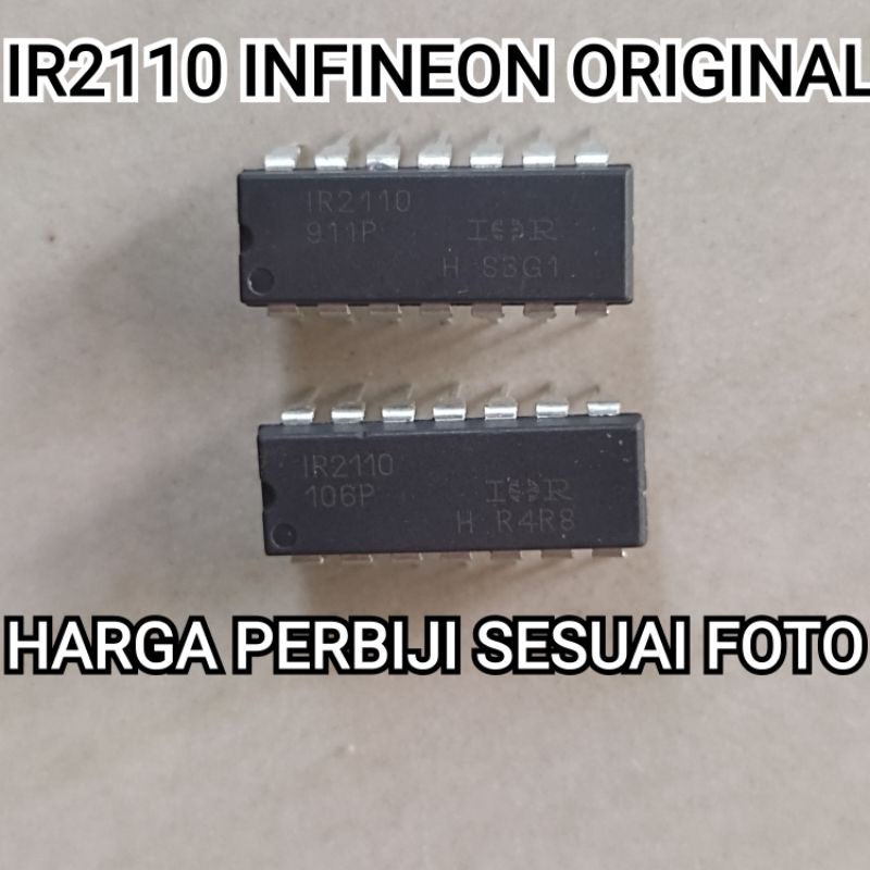 Jual IC IR2110 IR 2110 INFINEON ORIGINAL UNTUK CLASS D / SMPS DLL | Shopee Indonesia