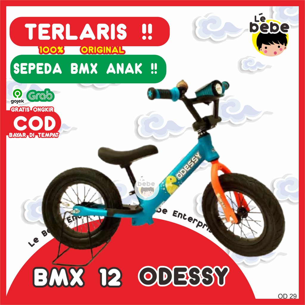 Jual Sepeda Lipat Folding Bike BMX 12 Odessy Push E29 Sepeda Gunung ...