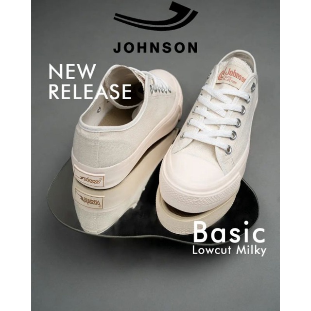 Jual Sepatu Johnson Basic Lowcut Milky Original 100% (Jhonson Sepatu ...