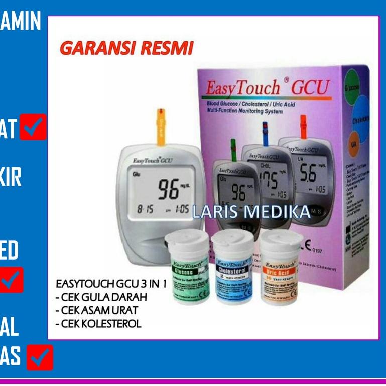 Jual PAKET ALAT CEK DARAH EASY TOUCH GCU DAN ISI ULANG STRIP EASYTOUCH GCU LENGKAP Paket lengkap ...