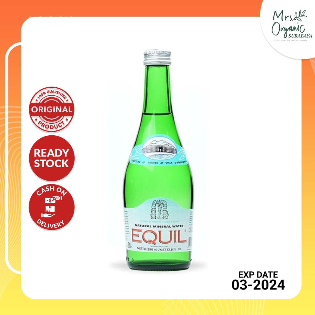 Jual Air Mineral Kemasan Natural Mineral Water EQUIL 380 ml | Shopee ...