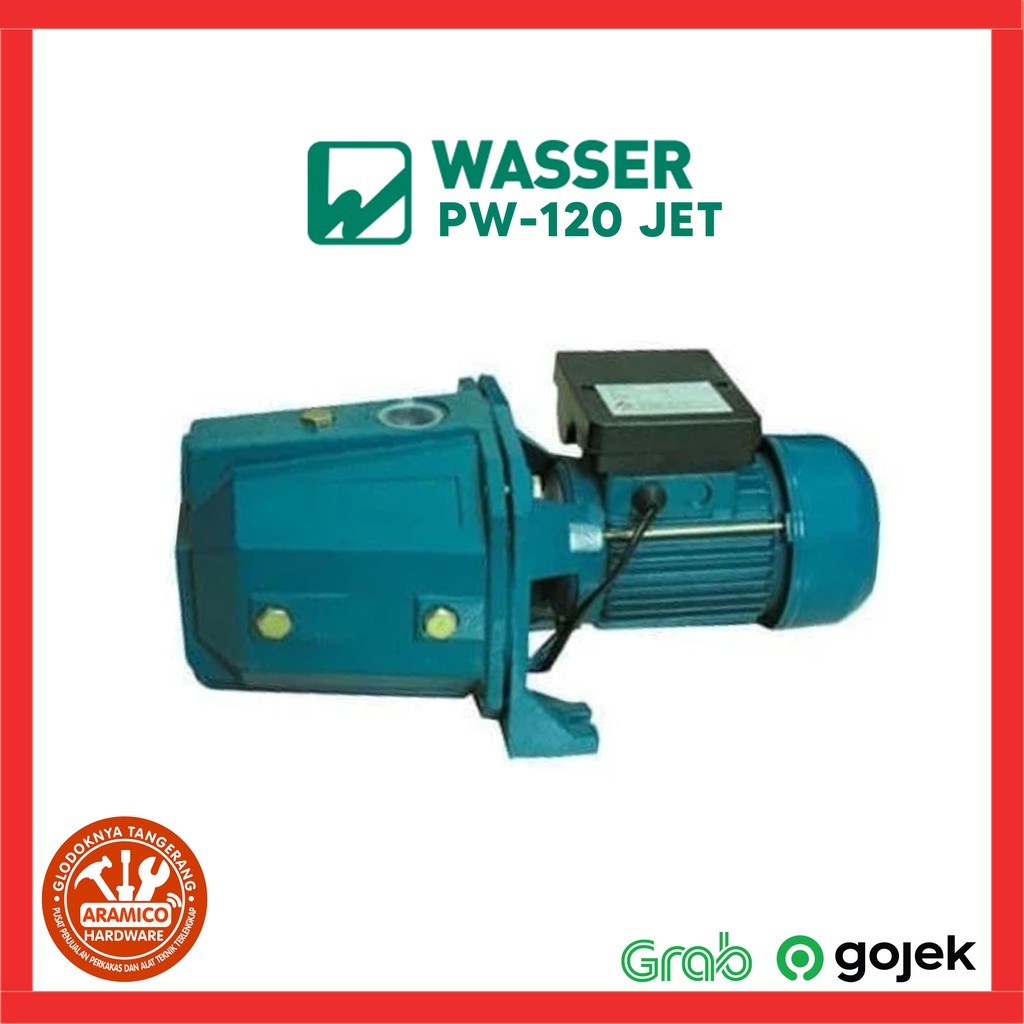 Jual Pompa Air Wasser PW 120 JET Semi Jetpump | Shopee Indonesia