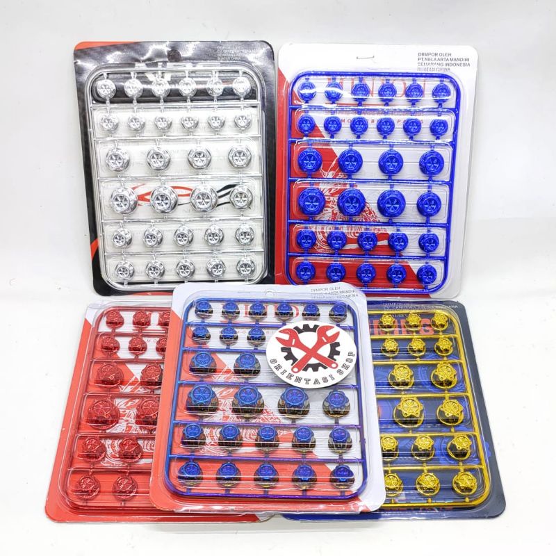 Jual cover baut flower monel tutup baut probolt motor universal ...