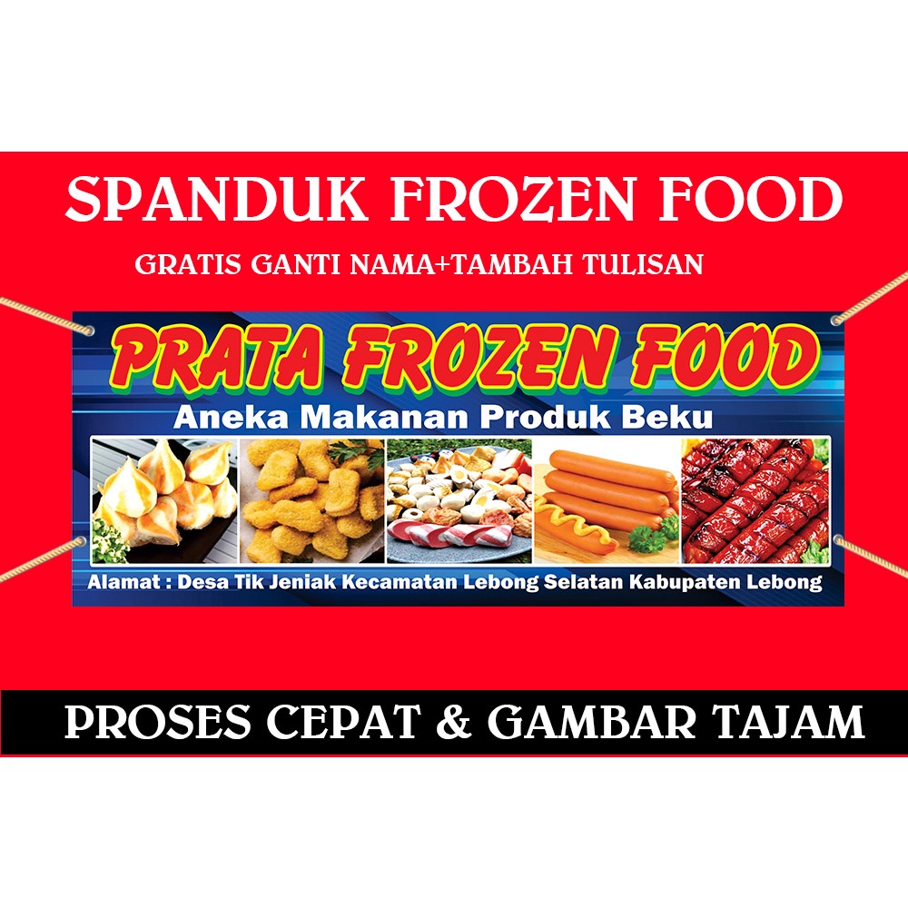 Jual Banner Spanduk Jual Frozen Food | Shopee Indonesia
