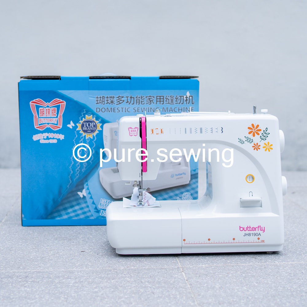 Jual Mesin Jahit JH8190A Butterfly 10 Macam Variasi Jahitan | Shopee ...