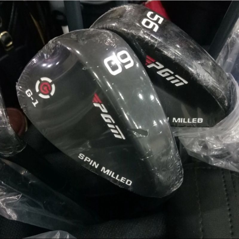 Jual WEDGE PGM SPIN MILLED LOFT 56 LOFT 60 STICK GOLF | Shopee Indonesia