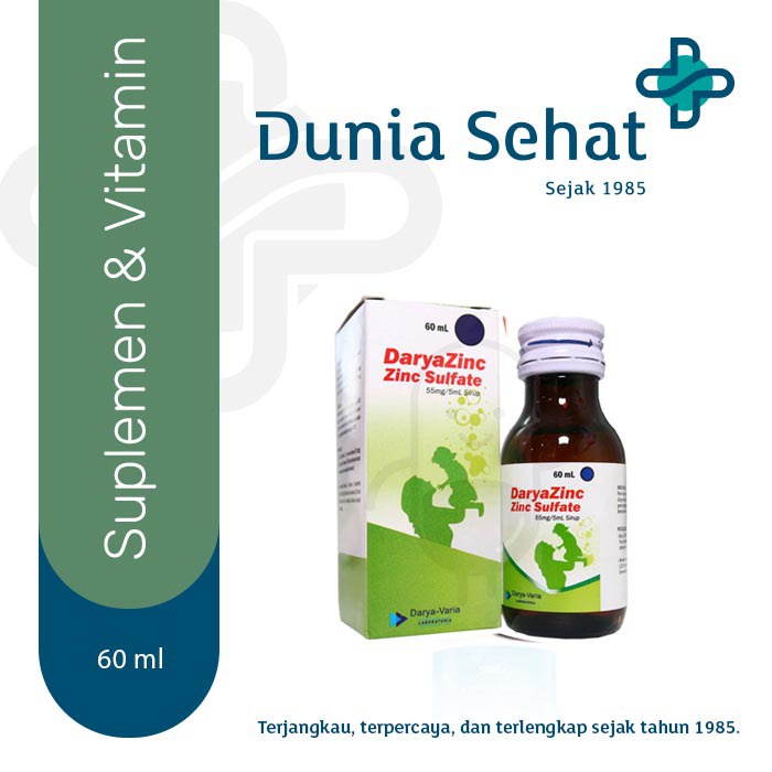 Jual Daryazinc Syrup 60ml | Shopee Indonesia