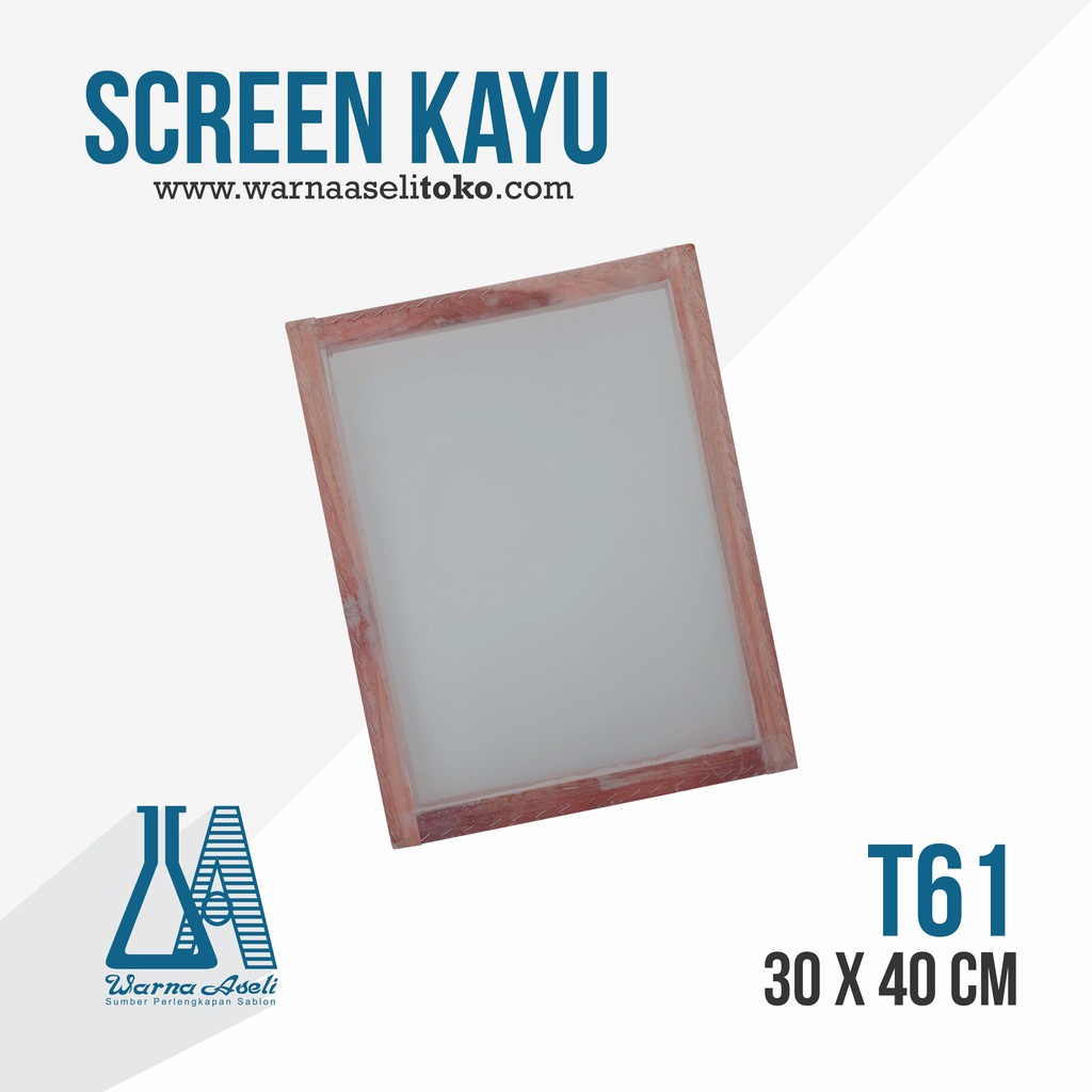 Jual Screen Sablon Kayu T61 30 X 40 Cm | Shopee Indonesia