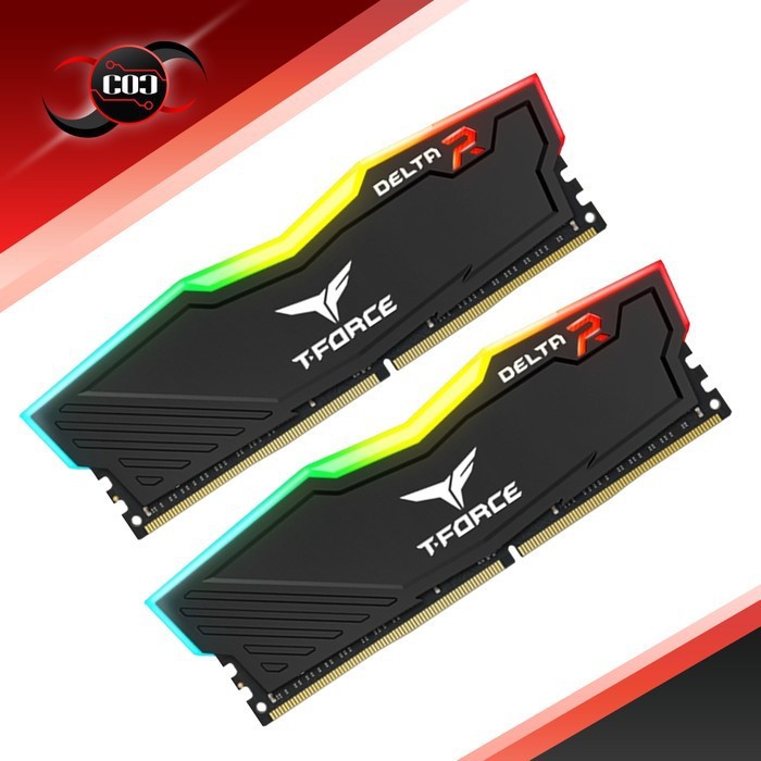 Jual Team Delta DDR4 RGB PC25600 3200Mhz Dual Channel 32GB (2x16GB ...