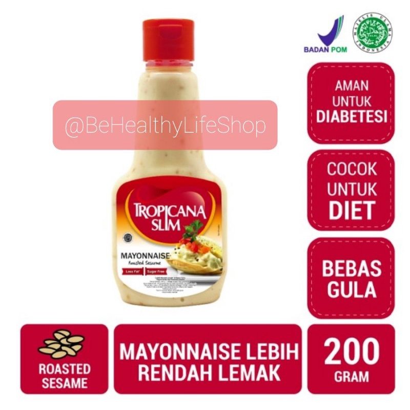 Jual Tropicana Slim Mayonnaise Roasted Sesame 200 gr | Shopee Indonesia
