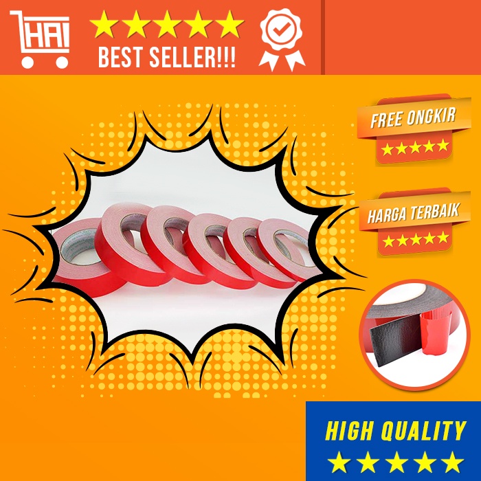 Jual DOUBLE TAPE ANTI AIR SERBAGUNA TEMPEL DINDING KAYU BESI PLASTIK ...