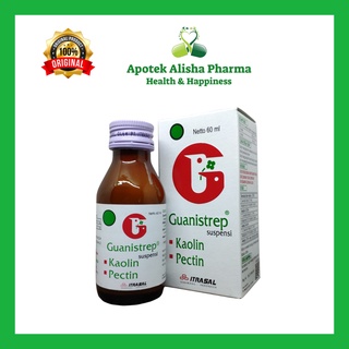 Jual Guanistrep Suspensi 60ml - Guanistrep Kaolin Pectin Sirup Obat ...