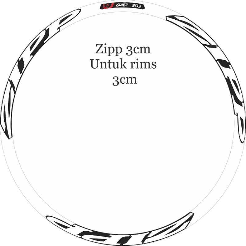 Jual Decal Sticker Stiker decals rims velg rim Fixie Roadbike 700c ...