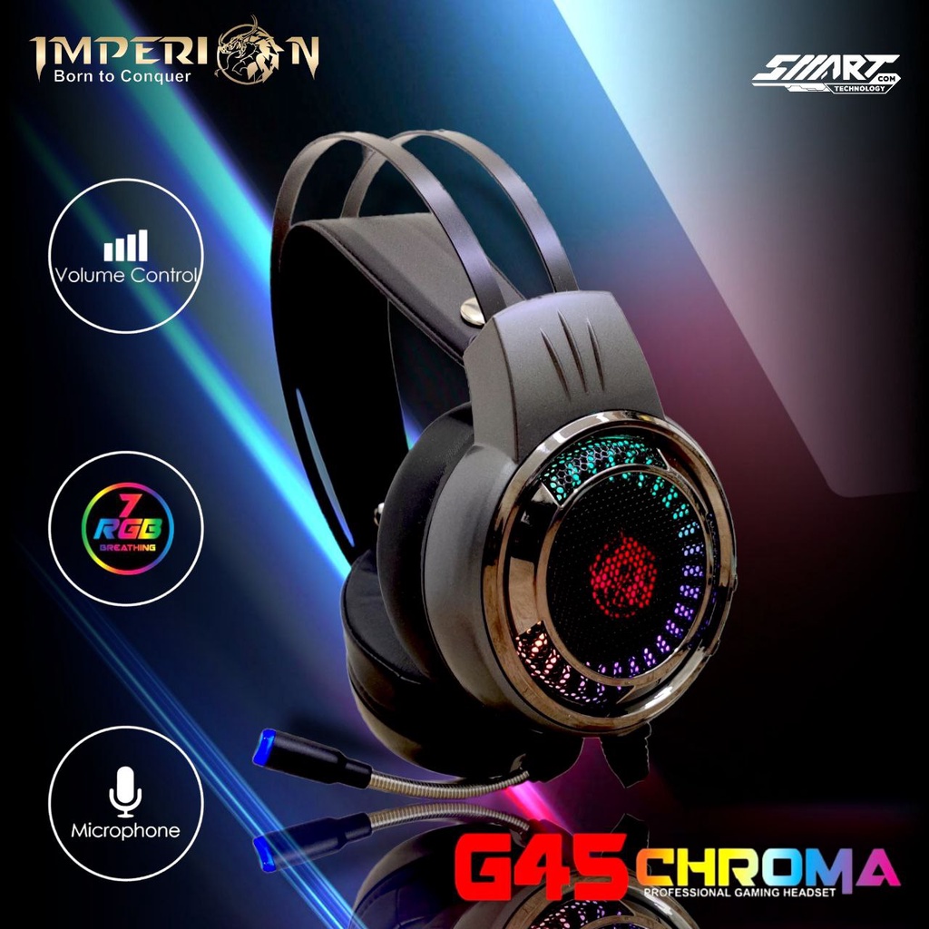 Jual Headset Gaming Imperion HS-G45 CHROMA | Shopee Indonesia