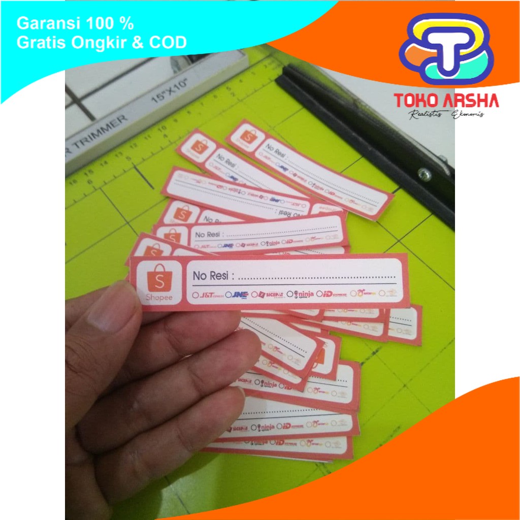 Jual Stiker Resi Stiker Alamat Pengiriman Label Resi DELIVERY KOMPLIT ...