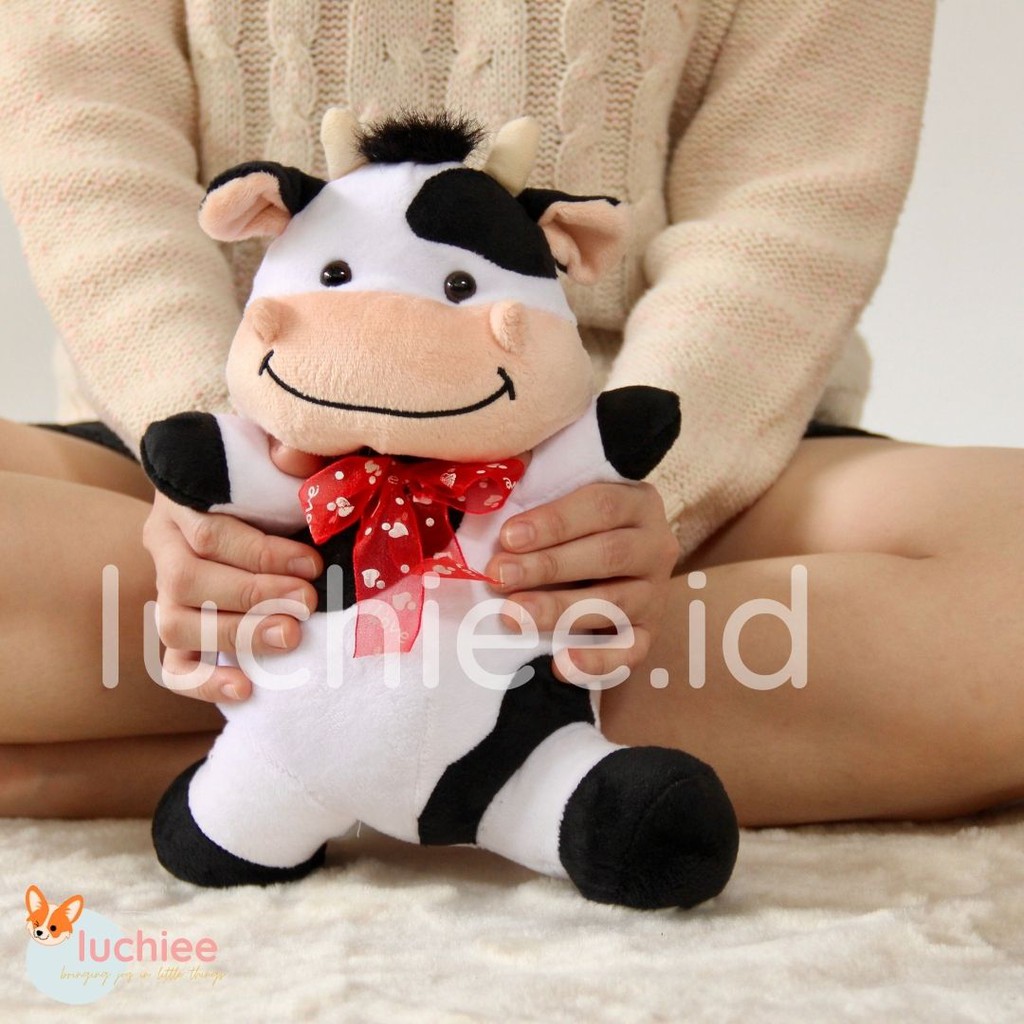 Jual BONEKA BINATANG SAPI KARAKTER SEDANG MAINAN EDUKASI ANAK HADIAH ...