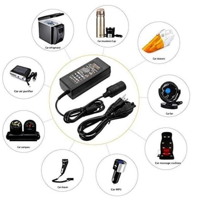 Jual Converter Adaptor Colokan Lighter Mobil AC ke Colokan Rumah - DC ...