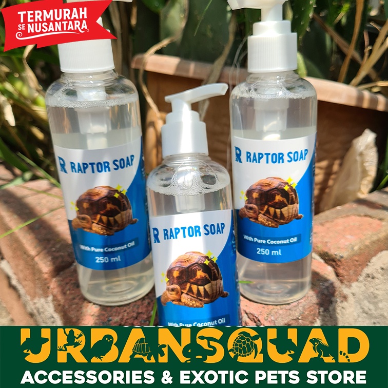 Jual RAPTOR SOAP 250ML SABUN SHAMPO REPTIL KURA TORTO REDFOOT RES ...