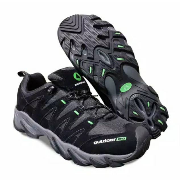Jual SEPATU HIKING OUTDOOR PRO ECHO BLACK | SEPATU GUNUNG KEREN 100% ...