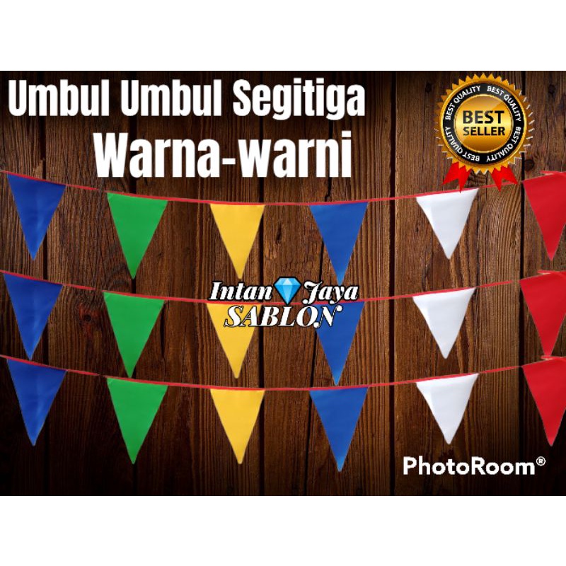 Jual Umbul umbul Segitiga Warna warni dan Merah Putih/Bendera Umbul Umbul | Shopee Indonesia