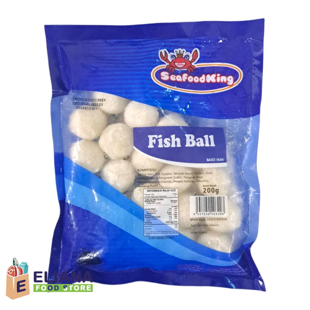 Jual Seafoodking White Fish Ball 200 - 500 GR / Seafoodking Bakso Ikan ...