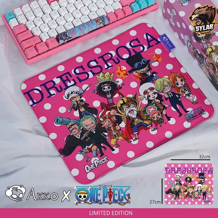 Jual Akko One Piece Dress Rosa Gaming Mousepad | Shopee Indonesia