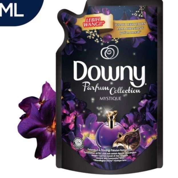 Jual DOWNY PELEMBUT DAN PEWANGI PAKAIAN PARFUM COLLECTION MYSTIQUE REFILL UK 650ML | Shopee ...