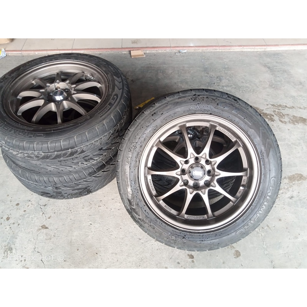 Jual jual velg seken ce28 ring 16x7 pcd 4x100 4x114 seken plus ban 205 ...