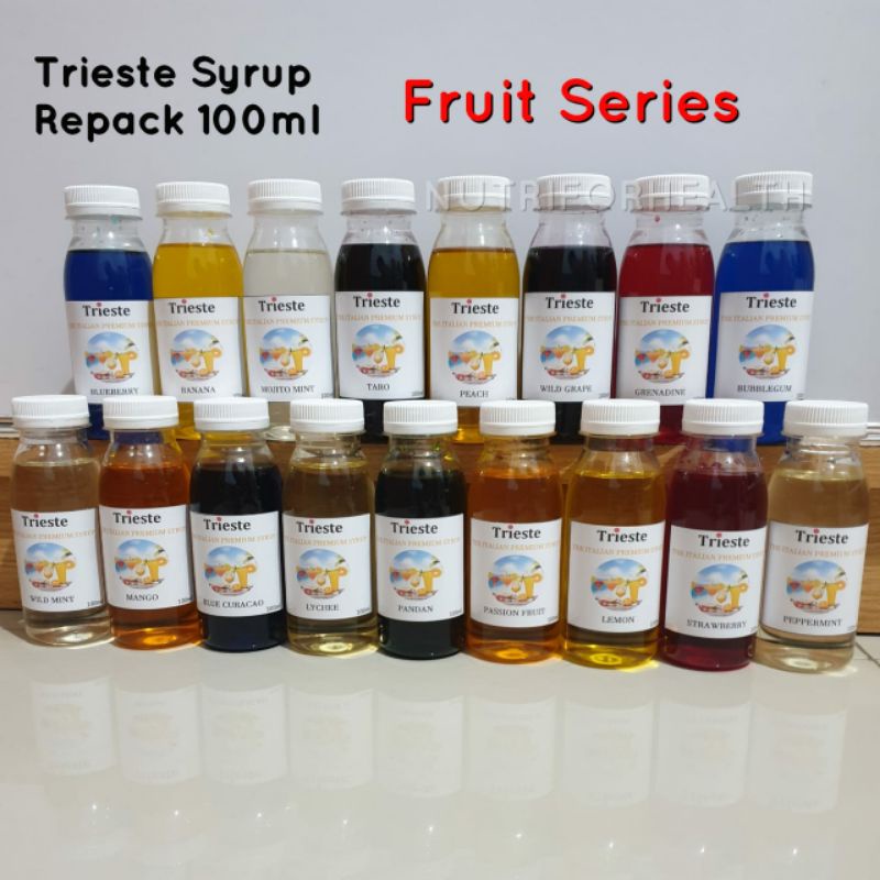 Jual (100ml) Trieste Syrup HALAL Lavender Coconut Osmanthus Avocado ...