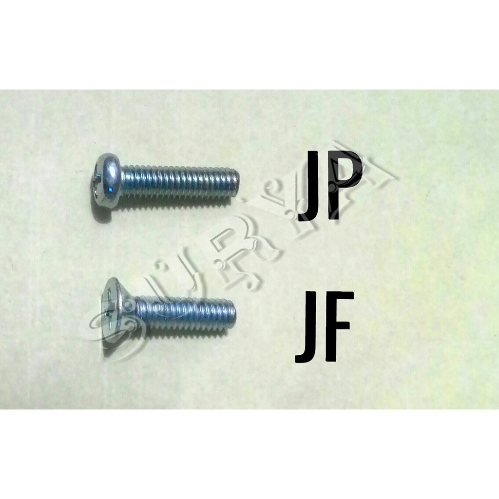 Jual Baut Obeng JP JF M8 x 60 Obengan + Plus Silver | Shopee Indonesia