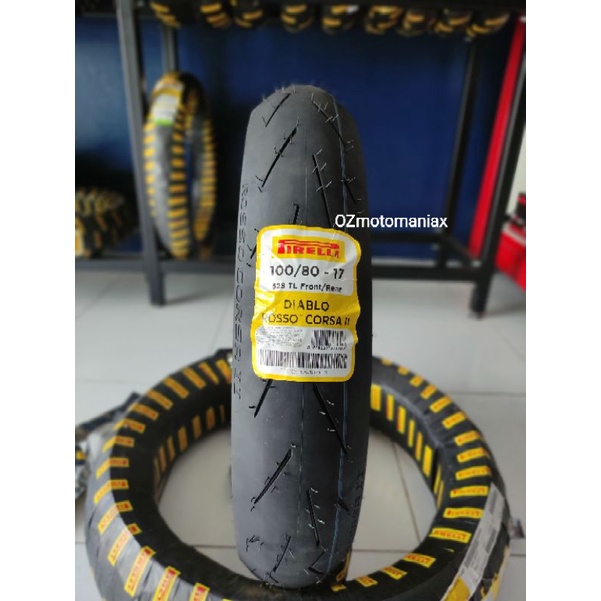 Jual Ban Pirelli Diablo Rosso Corsa II 100/80-17 / Ban Pirelli Diablo ...