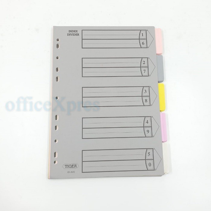 Jual Pembatas Binder 12 Warna/ Divider Ordner 10 Warna / Pembatas Odner ...