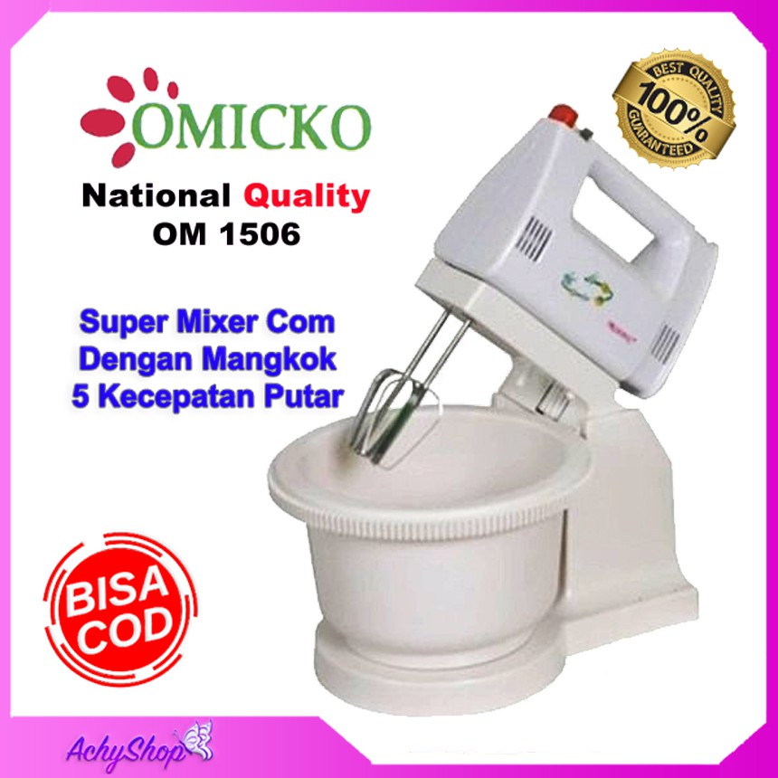 Jual MIXER ELEKTRIK 5 KECEPATAN OMICKO / MX 1506 / MIKSER BERDIRI DUDUK ...