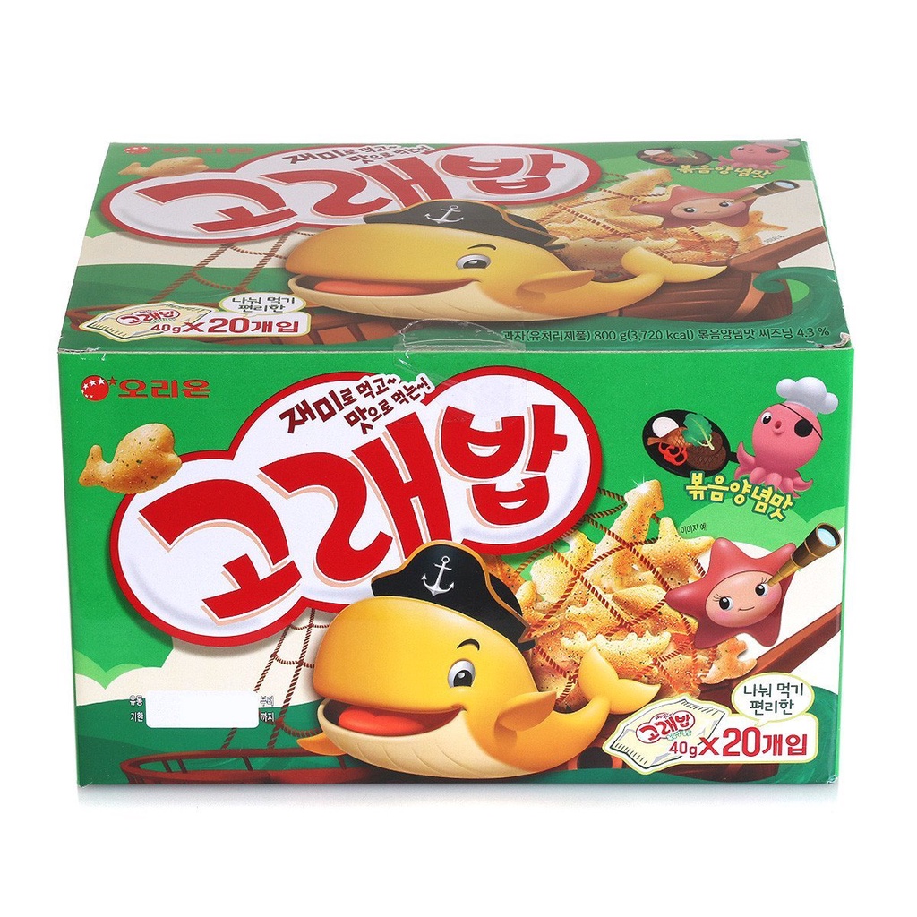 Jual KOREAN WHALE SNACK / GORAEBAP - ORI 100% KOREA - 40 gram (1 ...