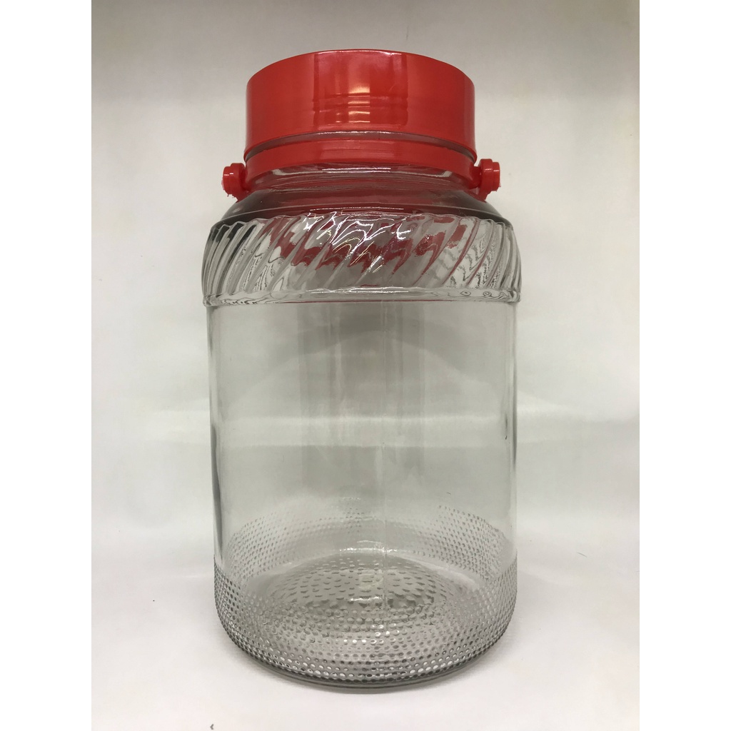 Jual Botol Jar Toples Tempat Minuman Kaca 5L Tebal Kuat Murah | Shopee ...