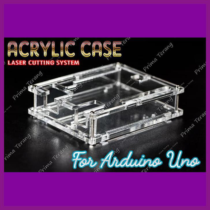 Jual CASING ACRYLIC TRANSPARAN BOX ENCLOSURE FOR ARDUINO UNO CASE ...