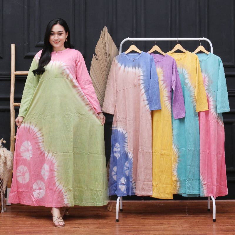 Jual DASTER KAOS JUMBO LD 120 SOFT LENGAN PANJANG RESLETING DEPAN BUSUI BUMIL HOMEDRESS WANITA ...