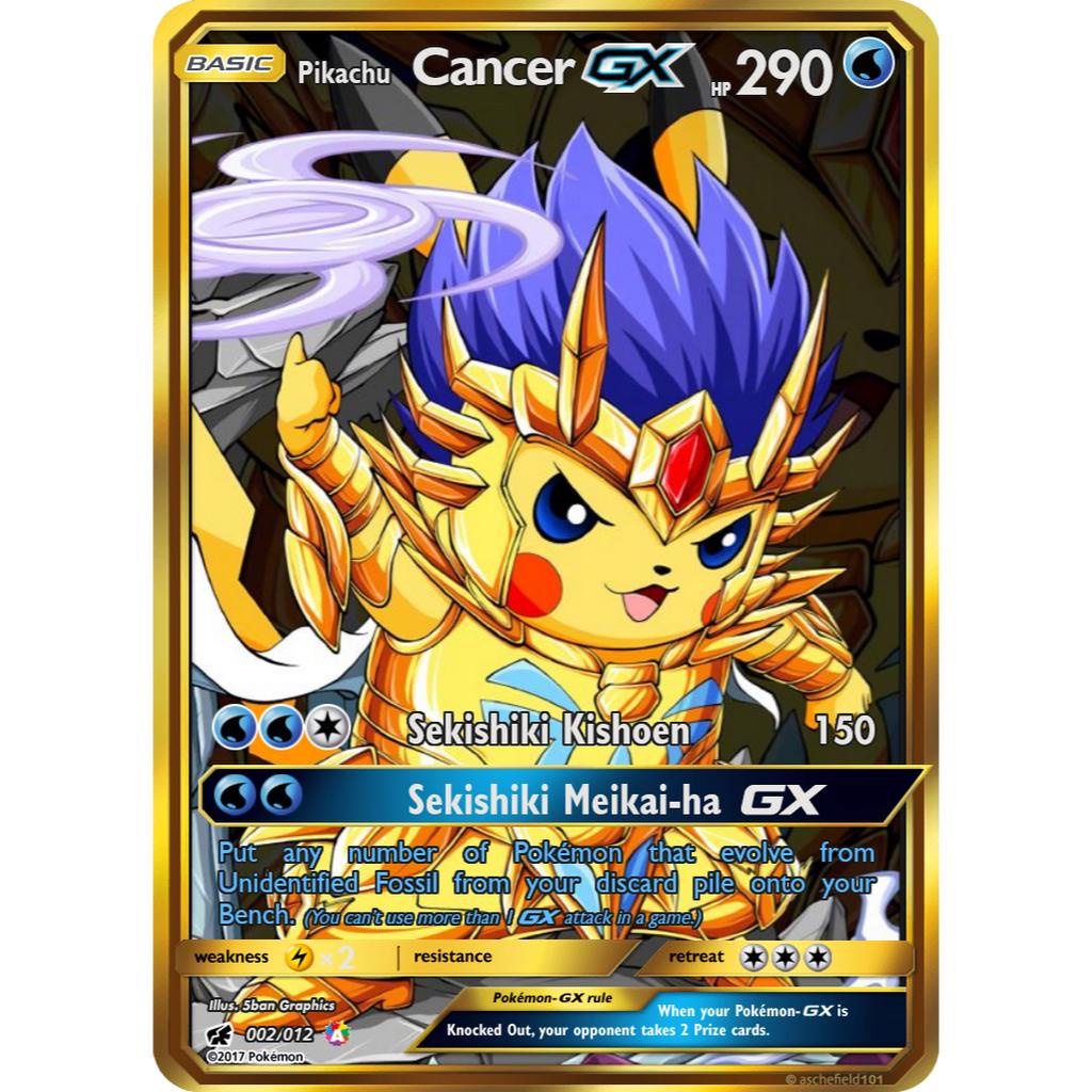 Jual KARTU POKEMON TCG HOLOGRAM SPECIAL PIKACHU SAINT SEIYA - GOLD ...