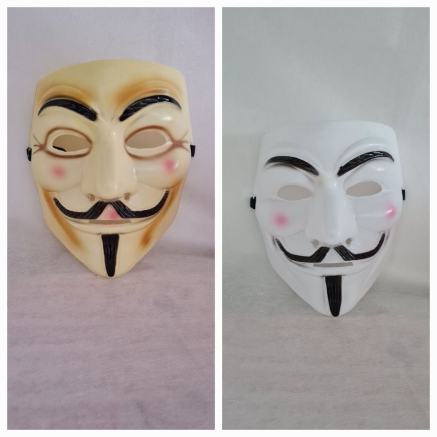 Jual Topeng Hacker / Topeng Vendeta / Topeng Pesta / Mask Party ...