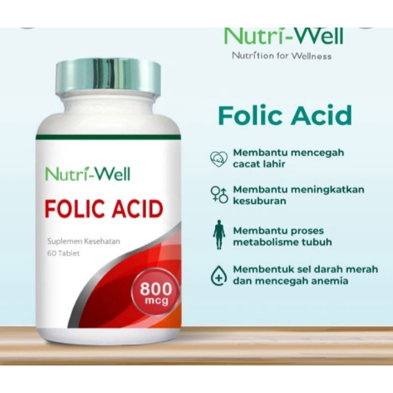 Jual Nuyri Well Folic Acid 800mcg | Shopee Indonesia